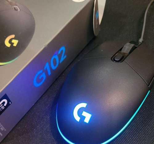 Игровая мышь logitech g102 lightsync