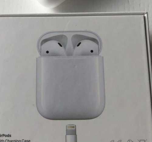 Беспроводные наушники apple airpods 1 кейс