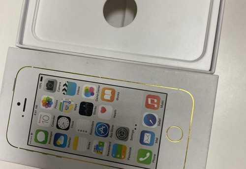 Коробка от iPhone 5s 16 gb Gold
