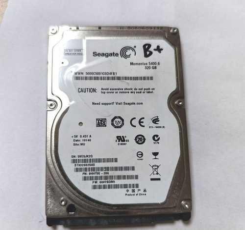 Жесткий диск 2,5 Seagate 320Gb 2 бэда