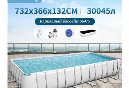 Бассейн каркасный Power Steel, 56474 Bestway