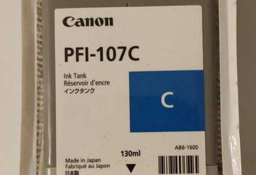 Картридж canon PFI-107 C