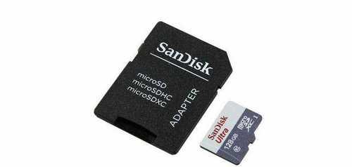 Карта памяти SanDisk microsdxc 128GB 100MB/s (SD a