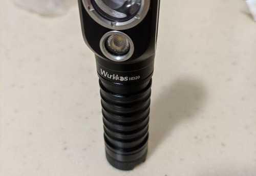Фонарь налобный Wurkkos HD20 Black+аккумулятор