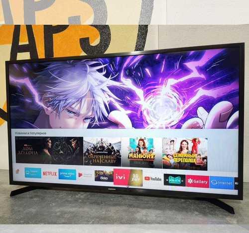 Метровый яркий Samsung 109см SMART TV HDR WI-FI