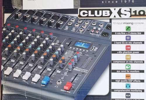 Микшерный пульт Studiomaster club XS10