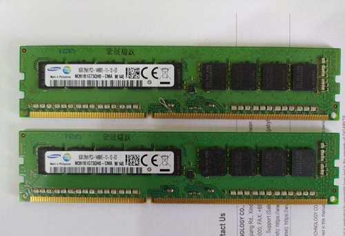Комплект оперативной памяти 2*8Gb DDR3 1866 c ECC