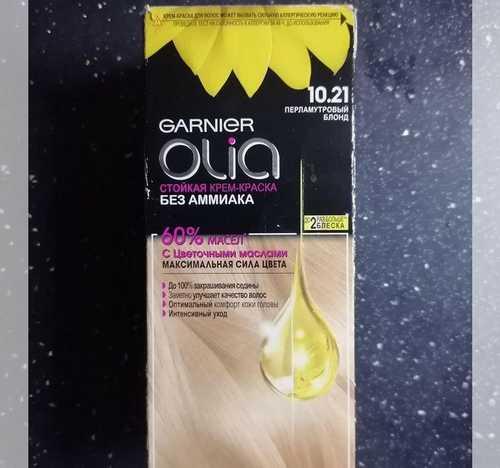 Garnier Olia Крем-краска для волос стойкая 10.21