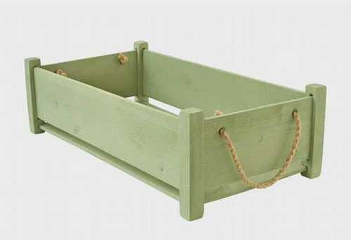 Ящик деревянный прямоугольный для хранения цветов