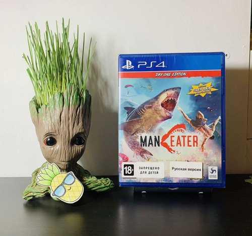 Maneater Day one edition для PS4 новый