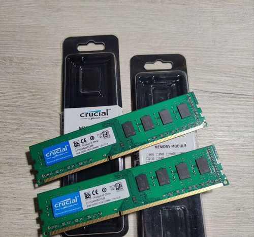 Оперативная память Crusial 8x2 DDR3