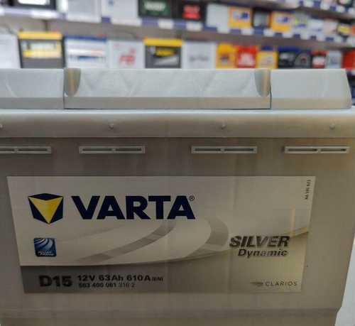 Акб 63Ач Varta Silver обратная полярность