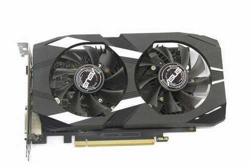 Видеокарта 4Gb GeForce 1650 GTX asus dual-GTX1650