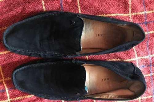 Туфли мужские замшевые мокасины 43 размер