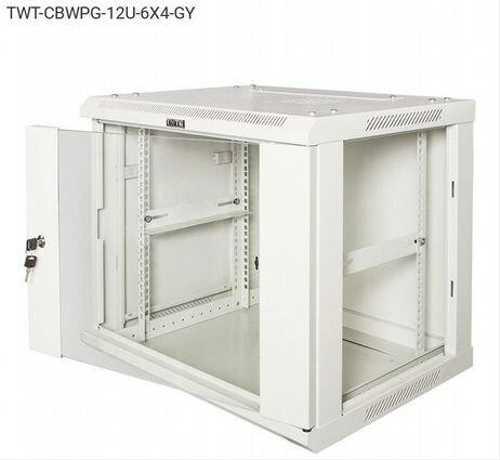 Настенный шкаф lanmaster PRO 12U Ш600xГ450мм Серый