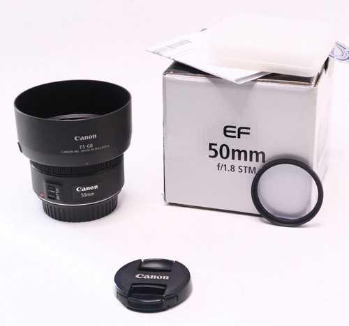 Объектив Canon EF 50mm f1.8 STM   допы