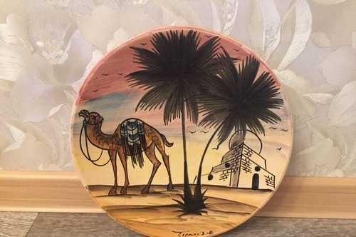 Тарелка декоративная настенная Тунис
