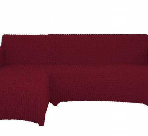 Чехол шелкотекс на угловой диван