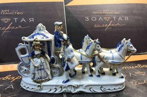 Статуэтка старинная королевская карета К с