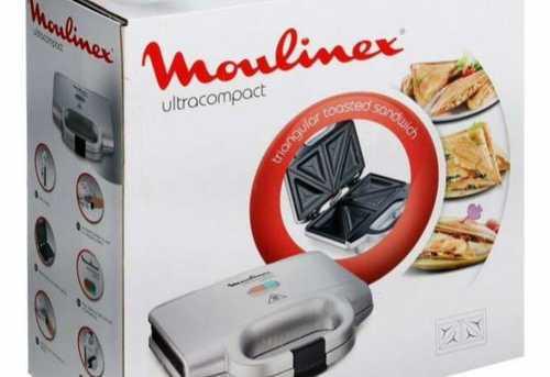 Сэндвичница Moulinex SM154135, серебристый