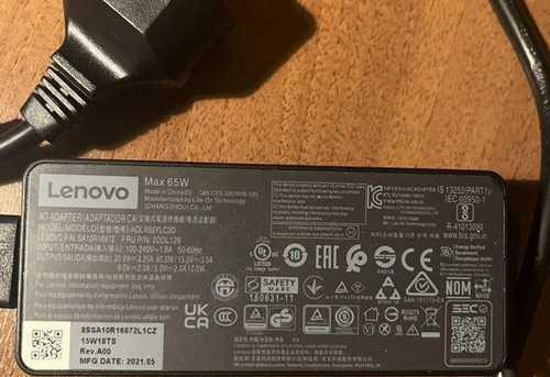 Зарядное устройство Lenovo 65W разъем Type C