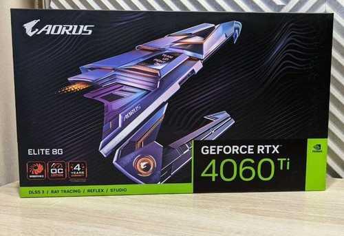 Видеокарта gigabyte GeForce RTX 4060 Ti aorus elit