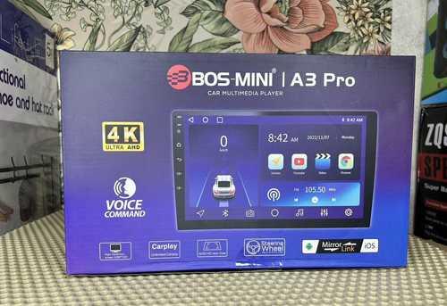 Магнитола 4ядра 9 дюйм Bos mini a3 CarPlay