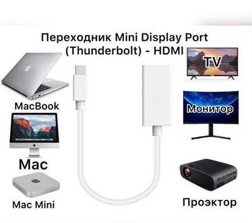 Переходний с mini-Display Port на hdmi