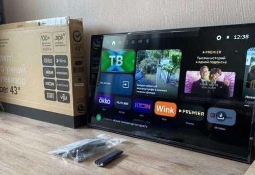 Smart-wi fi-bt,умный телевизор Sber TV 43 full hd