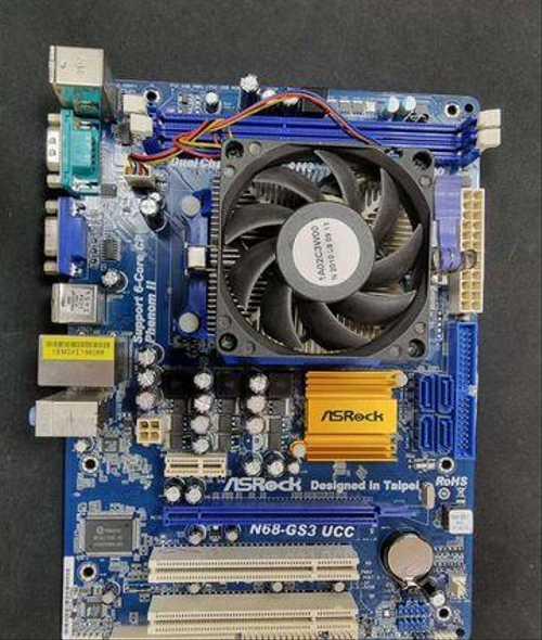 MB Asrock N68-GS3 UCC + CPU Phenom II X4 925 2.8