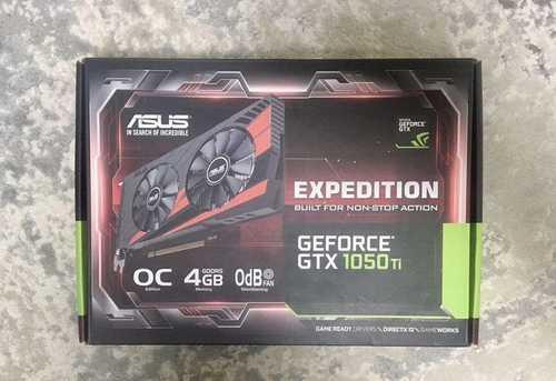 Видеокарта Asus GeForce GTX 1050 Ti expedition OC