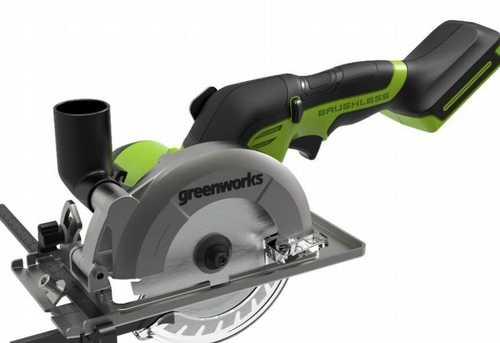 Пила циркулярная greenworks G24MCS