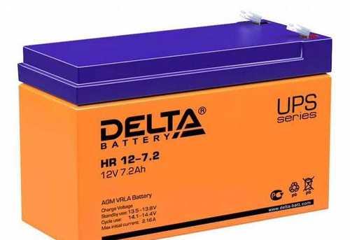 Аккумулятор Delta HR 12-7.2 (12V / 7.2Ah) упаковка