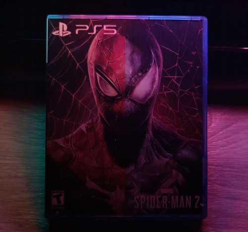 Spider man 2 ps5 диск бу кастомная обложка