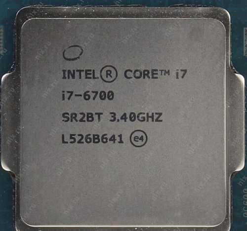 Комплект процессора i7 6700 и платы