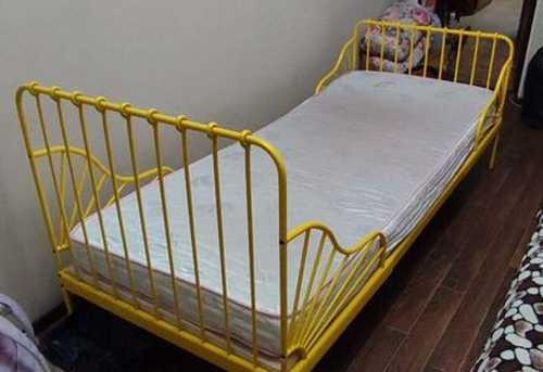 Продам детскую раздвижную кровать икеа Миннен