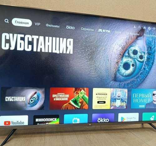 Огромный SMART телевизор Xiaomi 4K HDR 140см (55")