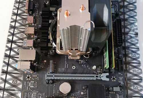 Комплект Intel core i3 12100f, 16 gb озу, кулер