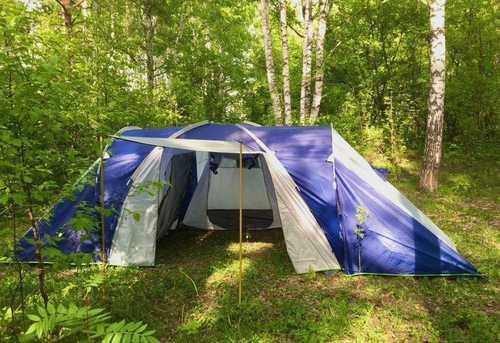 Палатка 6 местная с тамбуром, 3 комнаты