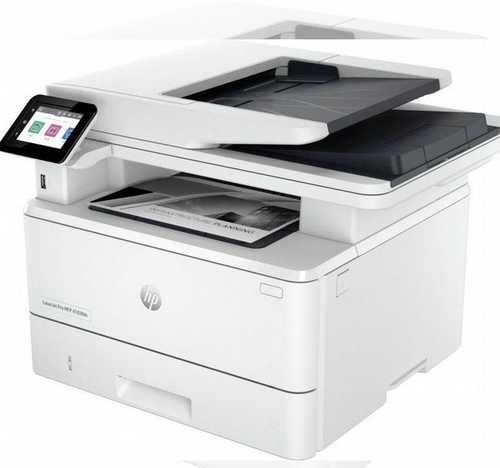 Мфу лазерный HP LaserJet Pro 4103fdn черно-белая печать, A4, цвет белый 2z628a