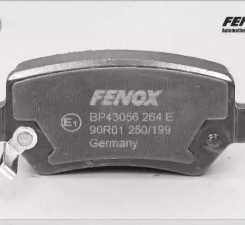 Fenox BP43056 Колодки тормозные дисковые зад прав
