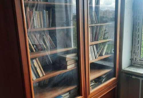 Книжный шкаф со стеклом