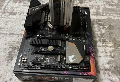 Комплект gigabyte aorus b450 elite v 2 + r5 5600g