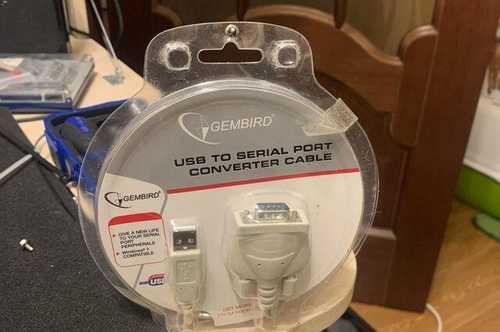 Конвертер Gembird usb на serial port