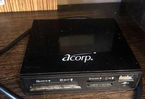 Картридер Acorp crip200-b