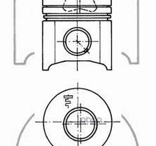 Поршень двс Fiat Ducato 2.8TD8140.2394.4
