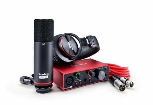 В наличии,Focusrite Scarlett Solo Studio 3rd Gen