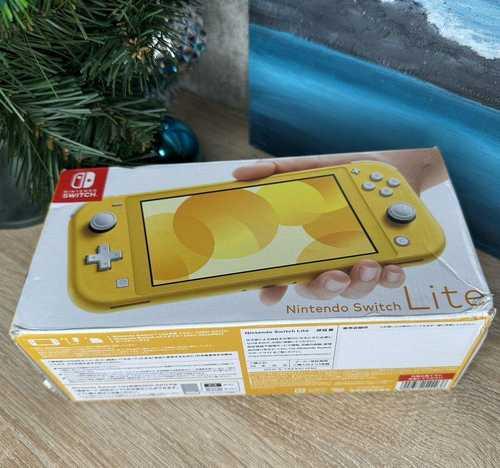 Nintendo switch lite новая прошитая 128гб