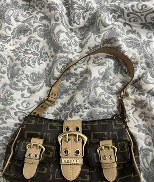 Сумка guess багет винтаж