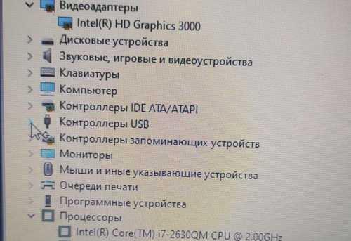 Ноутбук lenovo thinkpad: проц i7, 8Гб озу, 500Гб